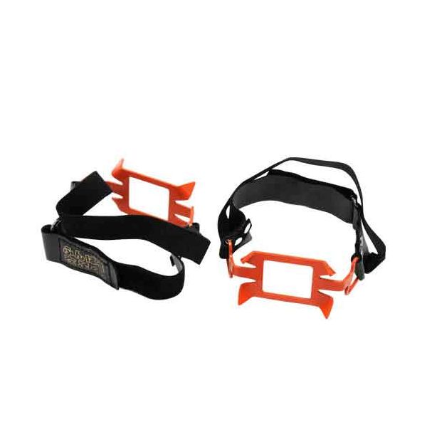 【用途】刈払保護具。【機能・特徴】すべり止め防止スパイクです。足に優しく、すべり止め効果抜群です。マジックテープで力いらずに簡単に着脱できます。【仕様】●2個組。【注意事項ほか】装着前に必ず異常がないか確認してください。園芸機器 刈払機 刈...