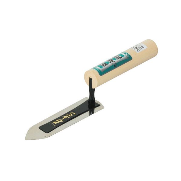 【用途】狭い場所など手の届かないところに使用する鏝。【機能・特徴】シンナー類(有機溶剤)で洗えます。溶接にかわる高品質接着剤でこてと背金を接着しています。背金巾をバランスよく加工し、こて板にかかる力を全面に分散させることで均一に磨耗します。...