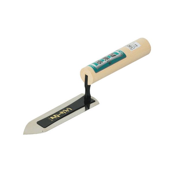 【用途】狭い場所など手の届かないところに使用する鏝。【機能・特徴】シンナー類(有機溶剤)で洗えます。溶接にかわる高品質接着剤でこてと背金を接着しています。背金巾をバランスよく加工し、こて板にかかる力を全面に分散させることで均一に磨耗します。...