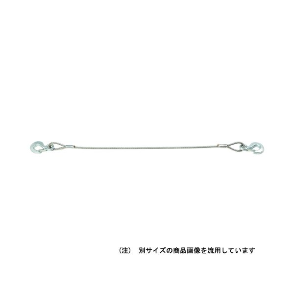 【商品説明】【用途】荷物の吊り上げ・引っ張り。【機能・特徴】両端フック付きです。JISワイヤーを使用しています。安全係数6です。特殊メッキ仕様（G／O）で荷物や手などを汚しません。【仕様】●ワイヤー：9mm×1．0M。●使用荷重：600kg...