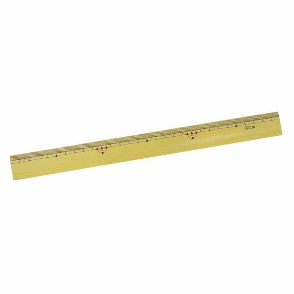 【商品説明】●目盛りがはっきり見えやすい！●商品サイズ（単位mm)：300×27.5×4.8mm●セット内容：本体×1●重量（g）：32g●材質：竹●包装形態：袋●包装サイズ：310x38x6mm●生産国：中国 片目盛 竹製定規 建築用尺 ...