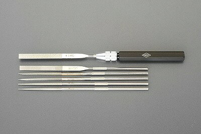 ●＜セット内容＞●ホルダー（全長：120mm）●ダイヤモンドやすり（平、粒度：＃140）●ダイヤモンドやすり（三角、粒度：＃140）●ダイヤモンドやすり（丸、粒度：＃140）●ダイヤモンドやすり（平、粒度：＃400）●ダイヤモンドやすり（三...