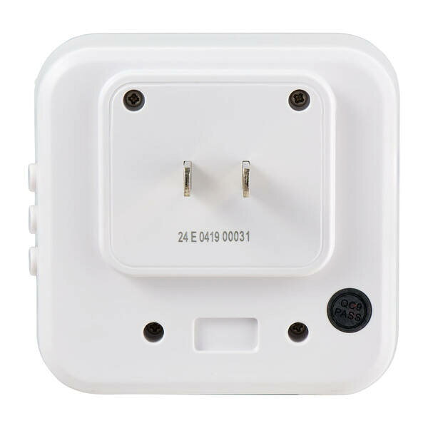 【商品説明】●電源：受信器 AC100V 50/60Hz 防雨押しボタン送信器 押す力で発電(電池不要)●定格消費電力：2W(受信器)●音量：約80dB/50cm ※音量最大時●周波数：314.8MHz(特定小電力機器)●IDコード：約10...