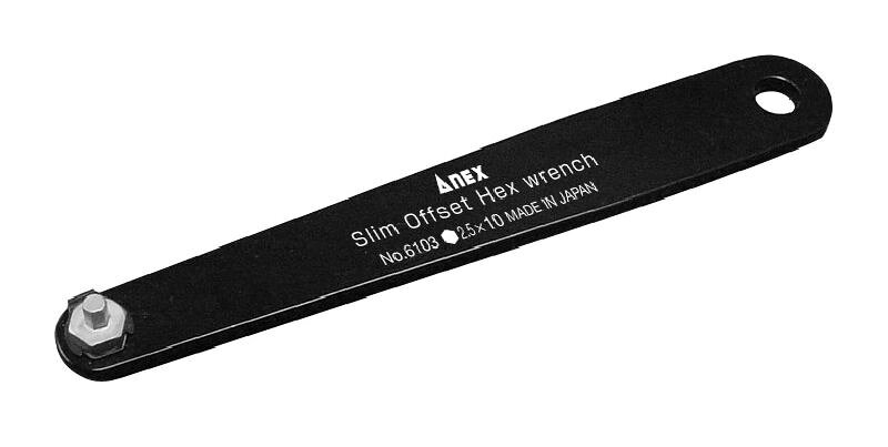 【仕様】 ●サイズ：H2.5●ヘッド幅：10mm●全長：108mm 【特長】 ●狭いスペースでの作業に最適●極薄ヘッド4962485024215類似商品はこちらアネックス ANEX 6103-H5.0 スリ442円アネックス ANEX 61...