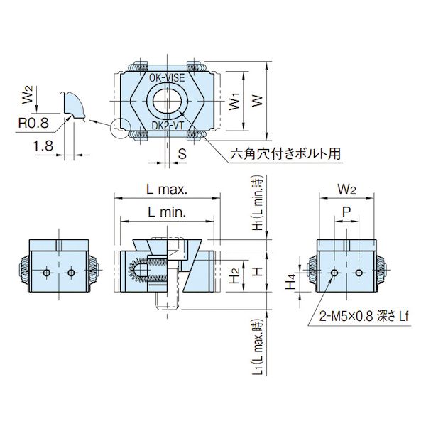 イマオコーポレーションメーカーお問い合わせ：0575-32-2239●寸法L（mm）：min.・33/max.・37●寸法W（mm）：29●寸法H（mm）：15●寸法W1（mm）：21●寸法W2（0 -0.05）：-●寸法S（mm）：1●寸...