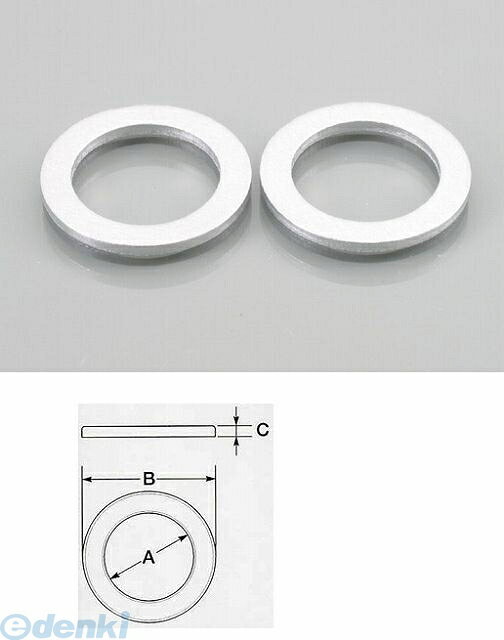 ●お取り寄せ商品のため、稀にご注文入れ違い等により欠品・遅延となる場合がございます。【商品説明】●汎用●○入数 ： 2枚●○寸法●A ： Φ10 × B ： Φ15 × C ： 1．0mm●サイズ(内径／外径／厚み)を必ず確認して下さい。4...
