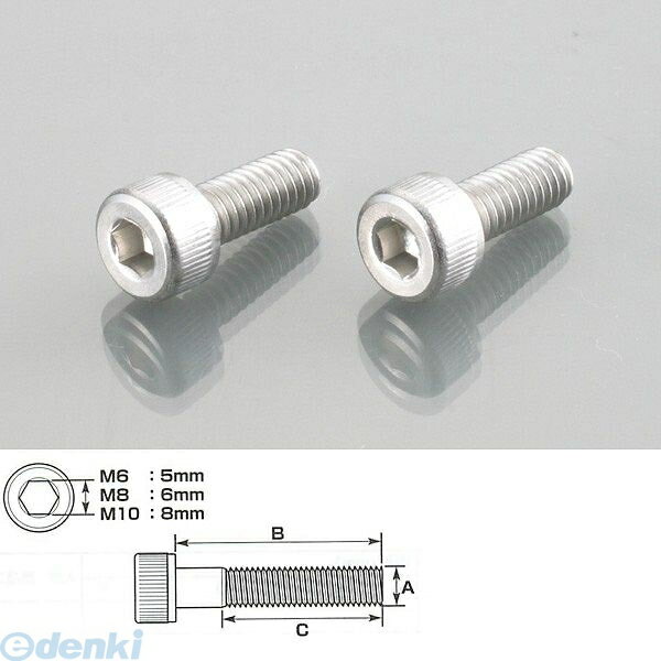 ●お取り寄せ商品のため、稀にご注文入れ違い等により欠品・遅延となる場合がございます。【商品説明】●汎用●M10×20●P1.25●寸法A：10●寸法B：20●入り数：1●○材質：ステンレス製●4990852053223類似商品はこちらキタコ...