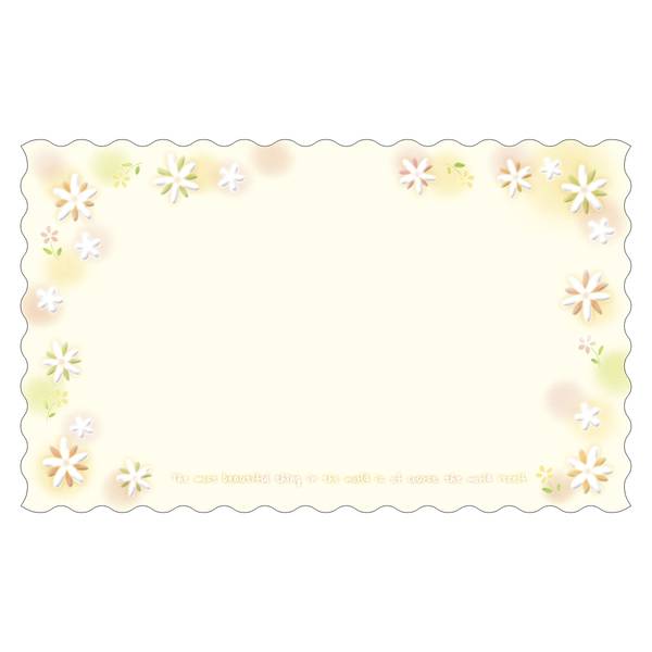 【商品説明】●本体色(軸色)：ロマンフラワー ●入数:15枚●本体サイズ(mm)：縦55×横90●材質：ケント紙