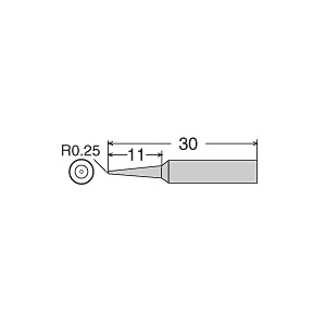【仕様】●軸径(mm):4●こて先(mm):R0.25【質量】6 g【生産国】日本4975205550499類似商品はこちら太洋電機産業 MI-6T-SC SC型銅コテ先292円4975205560313 グット 半田鏝替コ257円太洋電機...