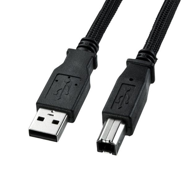 【商品説明】●断線しにくい丈夫な　ナイロンメッシュUSBケーブル（3m）●USB2.0規格・USB1.1規格準拠のパソコンとUSB機器（プリンター・HDD・USBハブ・スキャナーなど）との接続や、USBハブとUSB機器を接続する時に使用する...