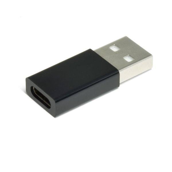 【商品説明】TypeC→USB2.0(A)オス変換コネクター　ブラックUSB TypeCコネクターをUSB(A)コネクターに変換可能　データ通信対応●サイズ: 3.3(H)x1.3(W)x0.6(D)cm●重量: 3g●保証期間:初期不良1...