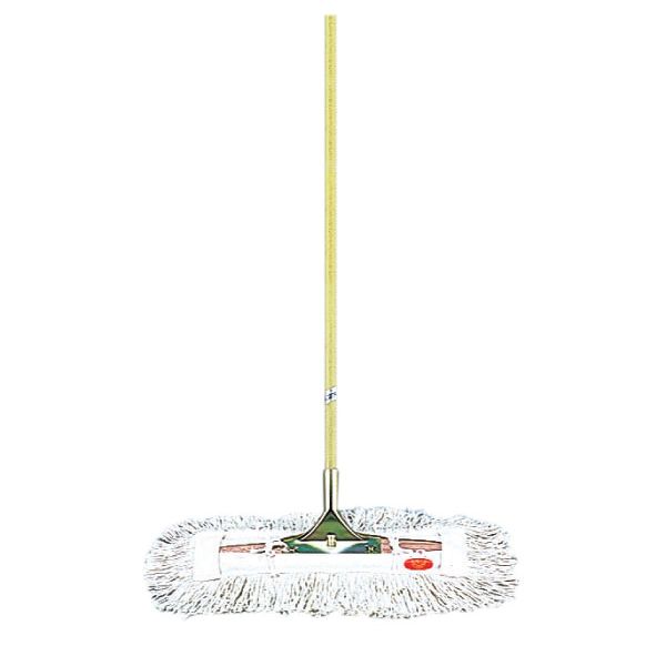【商品説明】●体育館などの広い床の水拭き、空拭きに。●サイズ:全長 1450mm/金具 750×430mm。●重量:約1.5kg。●材質:糸質 綿/柄 スチールパイプ。