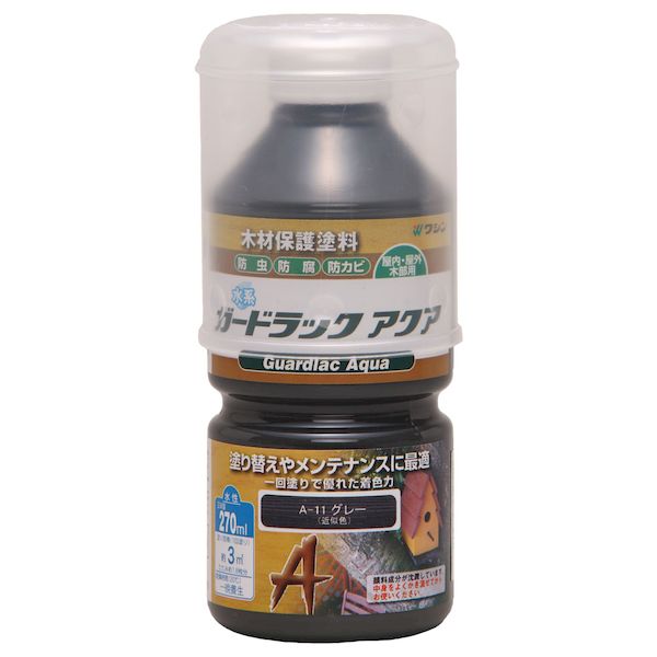 【商品説明】●1回塗りで優れた着色力、塗り替えやメンテナンスに最適。●主な用途:ウッドデッキ、ガーデンテーブル、プランターなどの屋外木部。●サイズ(横×縦×高さ):65mm×65mm×151mm。●重量:0.34kg。
