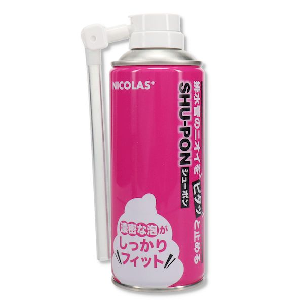 【商品説明】●排水管の嫌なニオイをピタッと止める泡スプレーです。●リフォームやトイレ交換時●高温・火気厳禁・吸入飲用不可●効果持続期間：3日●300ml【商品サイズ】60×170mm●材質：発泡剤・LPGトイレ/配管/匂い/詰まり/掃除/配...