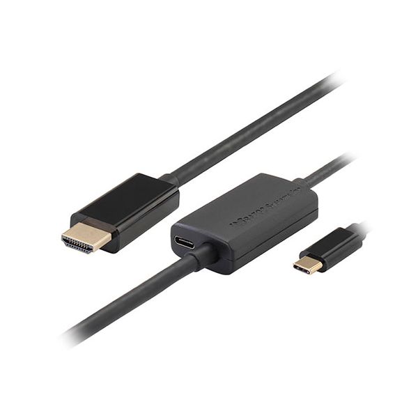 【商品説明】スマホを充電しながら大画面で観る! USB Type-C to HDMI変換ケーブル。100W対応のPDポートを搭載、4K60Hz、HDR対応【特長】●USB Type-CからHDMI入力端子搭載のディスプレイに簡単出力本製品は...