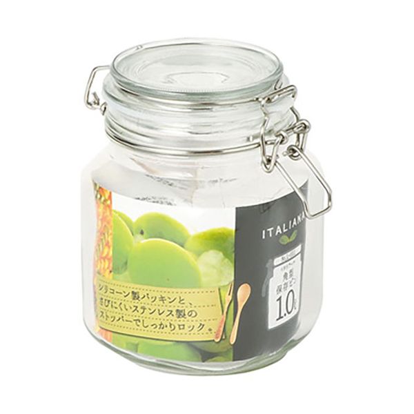 【商品説明】イタリアーナ 角型保存ビン1.0L【特長】イタリアーナ 角型保存ビン1.0L【仕様】製品サイズ(約) : 105×105×160mm(径 : 95mm)製品重量(約) : 770g満水容量(約) : 1120ml素材 : ソーダ...