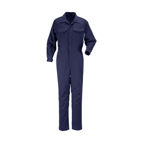 【商品説明】【特長】●動きやすさと使い勝手にこだわったつなぎ服です。●両脇にゴムを入れて適度なフィット感があります。●腰部に伸縮性のある素材を使い、作業時の屈伸のツッパリ感を緩和します。●フロントファスナーは上下どちらからも開け閉めできるダ...