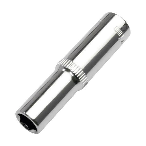 【商品説明】【特長】●差込角1/4DR（6.3mm）のディープソケットです。●ボルトナットを傷めにくい面接触タイプです。●ショートソケットでは回せない、長いボルトに付いたナットを回すときなどに使用します。【用途】【仕様】●全長(mm)：50...