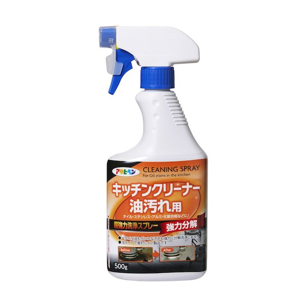 【商品説明】【特長】●超強力な洗浄スプレーです。●ベタベタ油もガンコな汚れも強力に分解洗浄します。●泡タイプで垂れにくい製品です。【用途】●油汚れの洗浄に。●（換気扇・レンジ・オーブン・レンジまわりの壁や床面、タイル・ステンレス・アルミ・化...