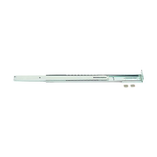 【商品説明】【特長】●3／4スライドの2段引スライドレールです。●引き出しの底にレールを取り付ける底引きタイプです。●レールを全開にすると、摩擦抵抗によりブレーキがかかり止まります。●さらに強く引くとレールが抜け、脱着できます。【用途】【仕...