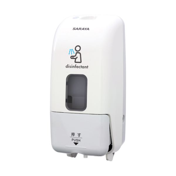 【商品説明】【特長】●ワンプッシュで消毒液を吐出します。●ディスポーサル容器で衛生的です。●噴射量は約1.5ml/回になります。【用途】●手指の消毒に。【仕様】●容量(ml)：600●幅(mm)：123●奥行(mm)：100●高さ(mm)：...