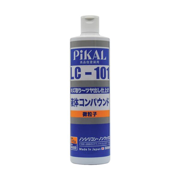 【商品説明】【特長】●キズ取り〜ツヤ出し仕上げ用の液体コンパウンドです。●ノンシリコン・ノンワックスです。●＃1500〜2000のスクラッチキズに対応します。●平均粒径2〜3μです。●番手目安＃4000です。●高品位塗装用のコンパウンドです...