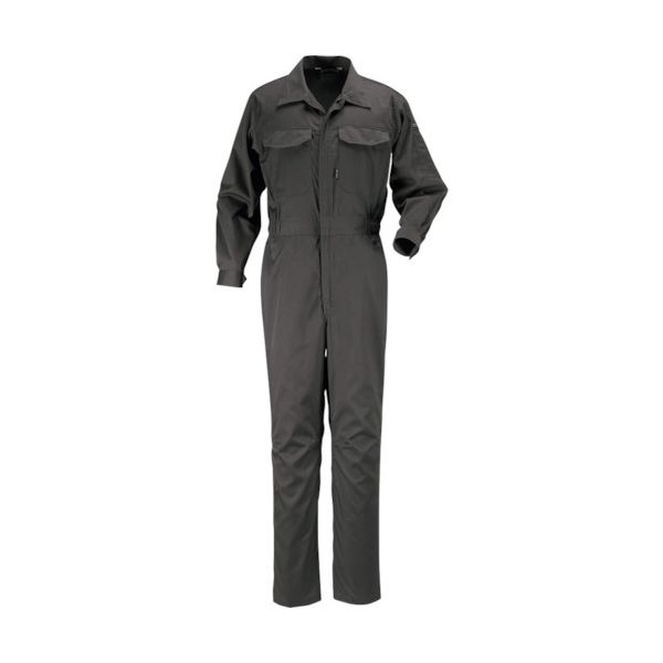 【商品説明】【特長】●動きやすさと使い勝手にこだわったつなぎ服です。●両脇にゴムを入れて適度なフィット感があります。●腰部に伸縮性のある素材を使い、作業時の屈伸のツッパリ感を緩和します。●フロントファスナーは上下どちらからも開け閉めできるダ...