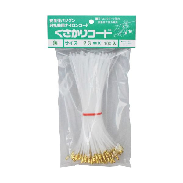 【商品説明】【特長】●コードに角があり切れ味がよくなっています。【用途】●草刈用。【仕様】●コード長さ(m)：200●コード太さ(mm)：2.3【仕様2】【材質／仕上】●ナイロン【セット内容／付属品】【注意】類似商品はこちらたくみ 9545...