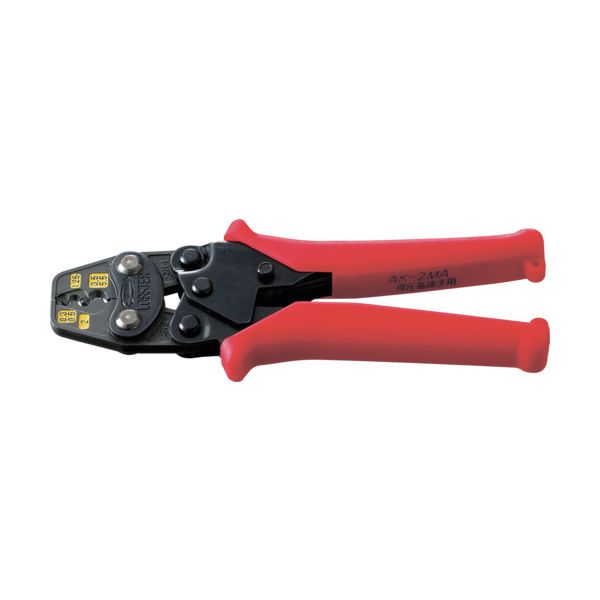 【商品説明】【特長】●小型電工バケツ付きキャンペーン対象商品●電気工事士技能試験推奨工具です。（AK17MA2）●成形確認機構内蔵です。●IS C9711適合品です。【用途】●E形リングスリーブの圧着に。【仕様】●全長(mm)：195●圧着...