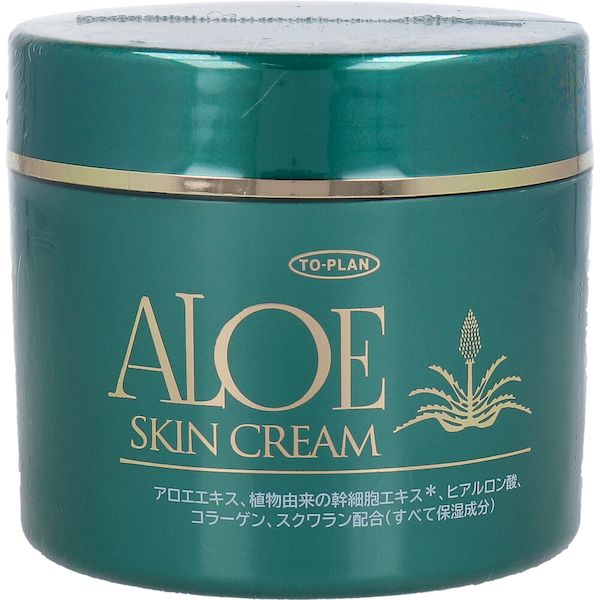 【商品説明】個装サイズ：79X73X79mm個装重量：約240g内容量：180g植物由来保湿成分アロエエキスと植物由来の幹細胞エキス、ヒアルロン酸、コラーゲン、スクワラン(すべて保湿成分)を配合した、お肌を保護するやさしくみずみずしい感触の...
