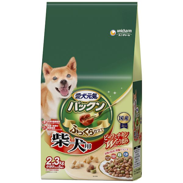 【商品説明】●肉のうまみ、たっぷり。美味しいふっくら仕立て。柴犬の健康維持をサポートする柴犬専用フードです。●いろいろやわらかな粒たっぷりで、食べやすくて、美味しい。●総合栄養食なので、愛犬に必要な栄養素をバランス良く摂取できます。●オリゴ...