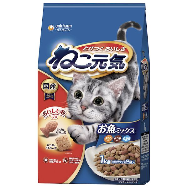 【商品説明】●サクサクおいしい食感のかつおだし入り粒と、まぐろのうまみ入り粒が入ってとびつくおいしさ●おいしさと栄養バランスを考えた全成長段階用総合栄養食●体をつくり、健康を維持するのに欠かせないビタミン・ミネラルをバランス良く調整●猫の健...