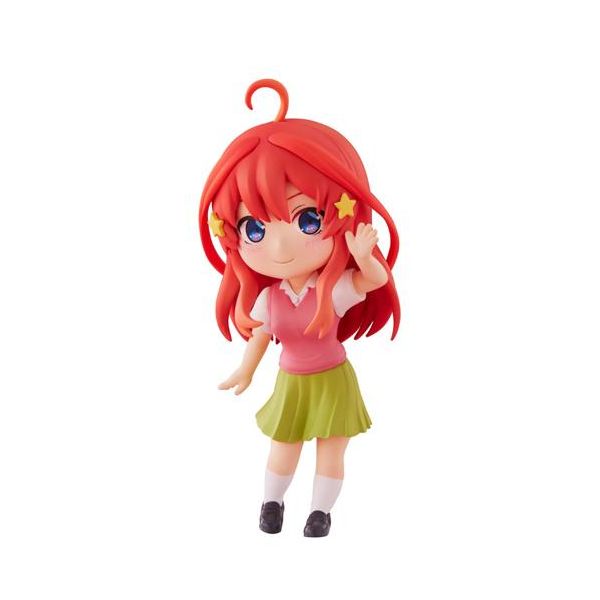 【商品説明】「五等分の花嫁∬」より五つ子の五女「中野五月」が手のひらサイズのミニフィギュアになって登場！オリジナルの描き下ろしイラストをベースに、五月の可愛らしさがあふれる表情とポーズに仕上げています。制服の造形や髪の毛の表現など細部にもこ...