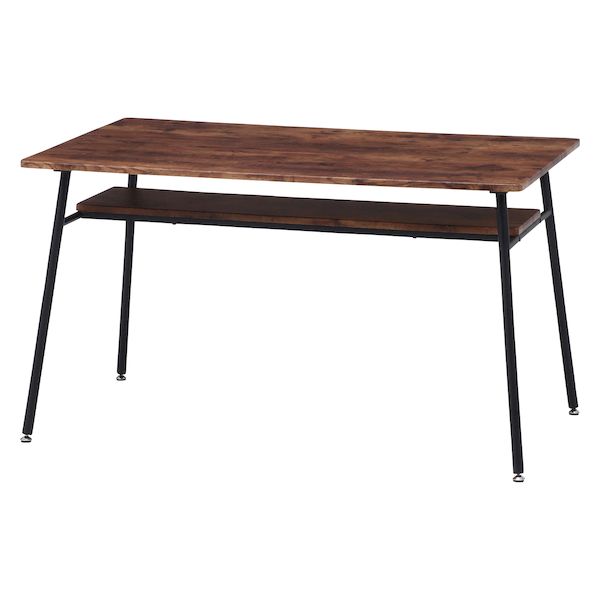 【商品説明】●カラー：ブラウン／ブラック●商品サイズ(mm)：　全体：幅1235 × 奥行750 × 高さ700耐荷重(天板)：15kg耐荷重(棚板)：5kg●商品重量(kg)：20●素材：●甲板の表面材：合成樹脂化粧繊維板　●構造部材（フ...