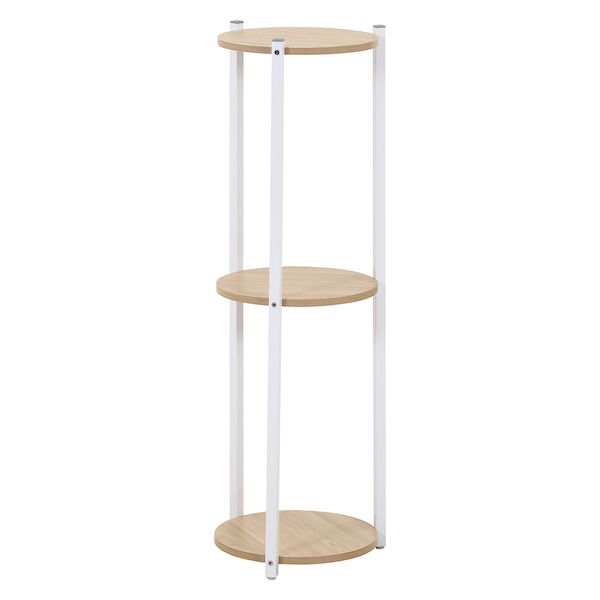 【商品説明】●カラー：ホワイト●商品サイズ(mm)：　全体：幅310 × 奥行330 × 高さ1000●商品重量(kg)：4※商品画像の小物等は商品に含まれておりません。※画面上のカラーはブラウザや設定により、実物とは若干異なる場合がござい...