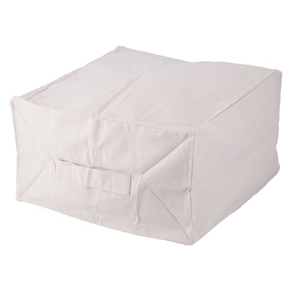 【商品説明】●カラー：アイボリー●商品サイズ(mm)：　全体：幅500 × 奥行500 × 高さ280●商品重量(kg)：0.4●素材：●ポリエステル40％／綿60％※商品画像の小物等は商品に含まれておりません。※画面上のカラーはブラウザや...