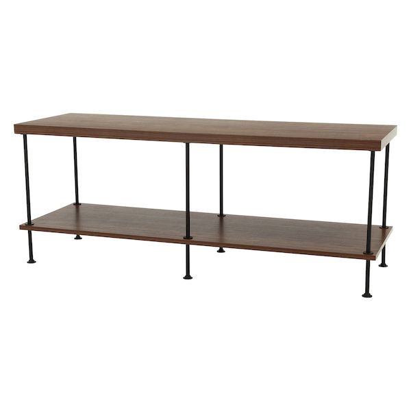 【商品説明】●カラー：ミディアムブラウン●商品サイズ(mm)：　全体：幅1200 × 奥行400 × 高さ480●商品重量(kg)：13※商品画像の小物等は商品に含まれておりません。※画面上のカラーはブラウザや設定により、実物とは若干異なる...