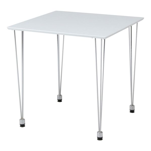 【商品説明】●カラー：ホワイト●商品サイズ(mm)：　全体：幅750 × 奥行750 × 高さ720耐荷重(天板)：30kg天板厚み：18mm●商品重量(kg)：11.3●素材：●甲板の表面材：プリント紙化粧繊維板　●構造部材（脚部）：金属...