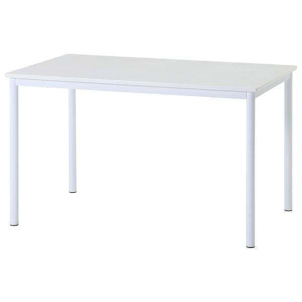 【商品説明】●カラー：ホワイト●商品サイズ(mm)：　全体：幅1200 × 奥行750 × 高さ720耐荷重(天板)：30kg天板厚み：18mm●商品重量(kg)：18●素材：●甲板の表面材：繊維板　●構造部材（脚部）：金属（鋼）　●表面加...
