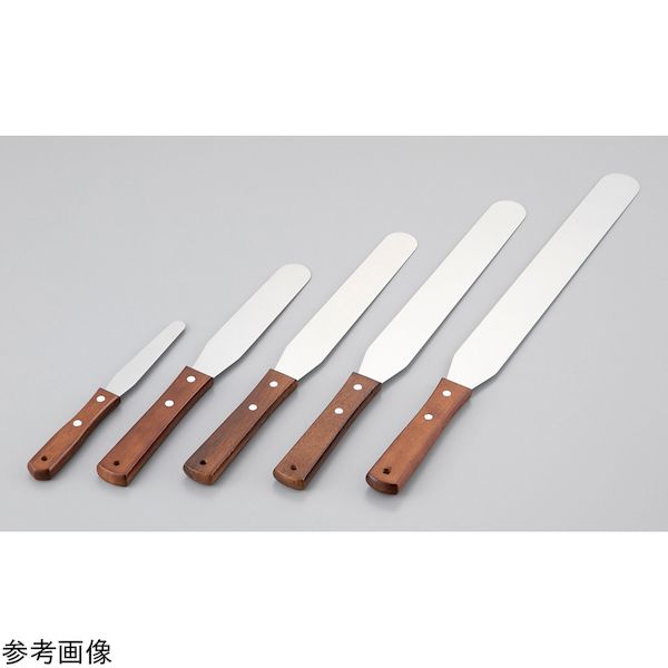 【商品説明】【仕様】●ヘラ幅×ヘラ部長さ×全長（mm）：32×197×320●★入数：1個●材質：ヘラ部／SUS420、柄／木●ヘラの厚み（mm）：約0.87（実測値）類似商品はこちら4-4916-01 軟膏ヘラ 4インチ 449849円4...