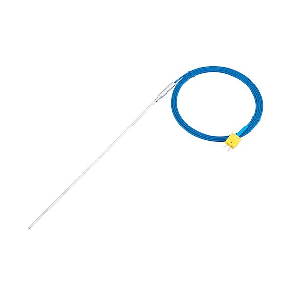 【商品説明】【仕様】●温度範囲（℃）：−50〜＋650●シース部径（mm）：φ1.0●シース部長さ（mm）：100●★入数：1個●材質：シース部／SUS316、スリーブ部／SUS304、リード線被覆／テフロン●リード線長：2m●オメガコネク...