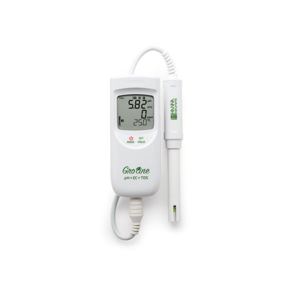 【商品説明】【特徴】●土壌の上澄み液や養液用のpH/EC/TDS/℃計です。●別売のpH電極を使用すれば土壌のpHをダイレクトに測定することも可能です。●本体はIP67の防水で接続部もしっかり防水仕様です。【仕様】●【pH】●▼測定範囲：0...