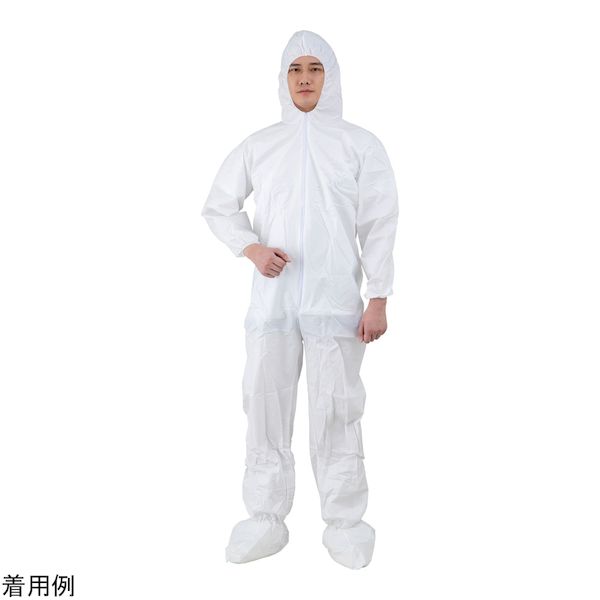 ●通常メーカーの都合により、ご注文後納期確定まで約5日かかります。稀に欠品等で、2週間以上手配状況確認にお時間がかかり、手配できない場合もあります。【商品説明】滅菌特徴フードとブーツが一体になっています。仕様サイズ：M着丈（cm）：96胸幅...
