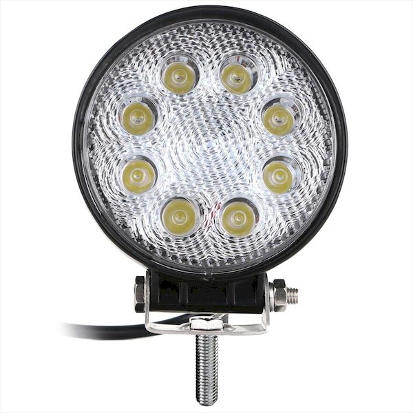 【商品説明】●大型車、軽トラなど様々な車種に対応。●LEDワークライト　丸。●拡散レンズで広角照射。●驚きの明るさ。【商品仕様】●本体サイズ（約）：W110×H128×D45mm●パッケージサイズ（約）：W125×H150×D65mm●本体...