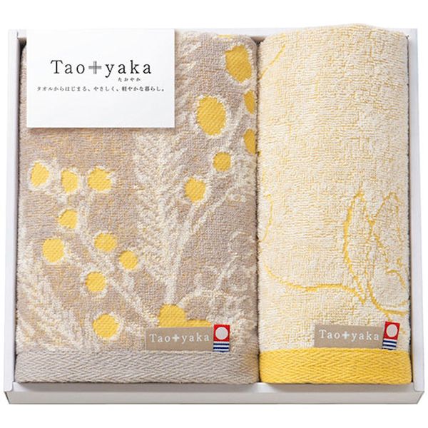 【商品説明】●Taoyaka ミモザ フェイスタオル&ウォッシュタオル●ミモザのふわふわやわらかな黄色の花がかわいらしいタオル●「感謝」「友情」「密かな愛」そんな素敵な花言葉を持ったミモザはふわふわとしたたくさんの黄色い花が特徴です。●ミモ...