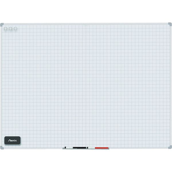【商品説明】【特長】●25mm方眼の暗線入りだからグラフや文字、イラストが書きやすいです。●裏面マグネット付属で金属面にも貼れます。●暗線は25×25mm。●4隅にABSパーツで補強されており丈夫です。【用途】●掲示板、ミーティングボードと...