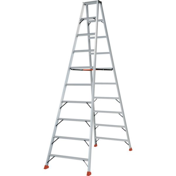 【商品説明】【特長】●最大使用荷重130kg、丈夫な商品です。●滑り止めキャップに燃焼時に有害ガスを発生しない脱塩ビ・エラストマーを採用しています。●内側のバーを持ち上げるだけで折りたためます。（TSK090〜300まで）●軽く、持ち運びに...