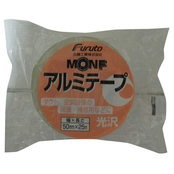 【商品説明】●強粘着、耐熱性、耐寒性に優れた高性能なアルミ箔テープ。●レンジダクト接続部の固定材やキッチン廻りに最適。●つや有り・つや無しの2タイプあります。●耐熱温度：100℃（用途によって異なります。）●用途：レンジダクト工事用、キッチ...