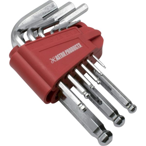 【商品説明】【特長】●ショートタイプのボールポイント付きHEXレンチです。●収納や携帯に便利な、専用ホルダー付きです。【仕様】●セット内容(本)：9●インストアコード：096C4類似商品はこちらアストロプロダクツ 2011000012274...