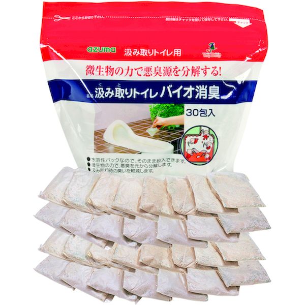 【商品説明】【特長】●汲み取りトイレのイヤな臭いを自然の力で解消【用途】●汲み取りトイレに【仕様】●内容量(g)：20×30包入【材質／仕上】●鉄・ケイ酸・微生物・培養基材類似商品はこちら直送・代引不可 アズマ工業 汲み取りトイレバイ2,7...